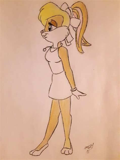 Lola Bunny Drawing By Cpuknightx1 On Deviantart