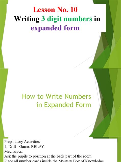 Math Lesson 10 Edited Pdf Equations Numbers