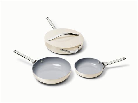Ceramic Fry Pan Trio Non Toxic Coating For Frying Non Stick Coating