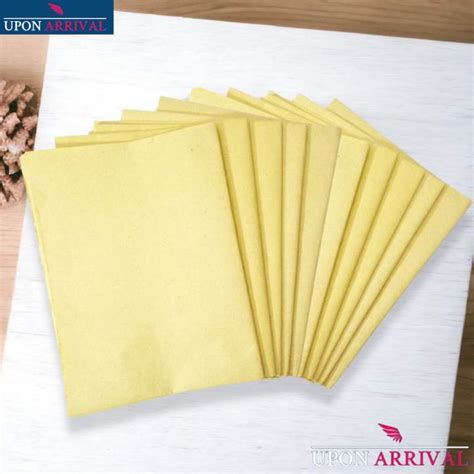 10 Sheets Folded Manila Paper Practice Paper School Project Manila