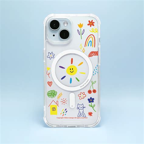 168cm케이스 🔅자력2배 맥세이프케이스 스케치북 마그네틱 자석 투명 범퍼 케이스 커플 하드 젤리 선물 실리콘 아이폰 12 13 미니 14 15 프로 맥스 갤럭시 S23