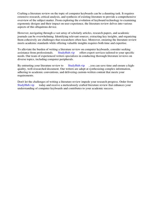 literature review on computer keyboard download free pdf computer