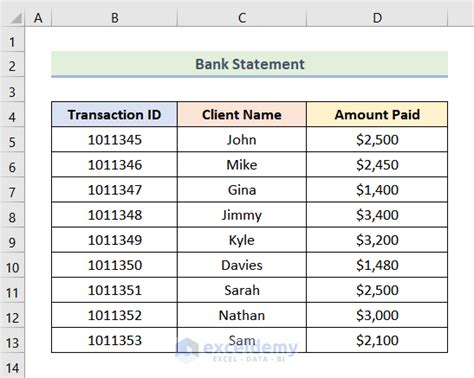 How To Reconcile Data In Excel 4 Methods Exceldemy