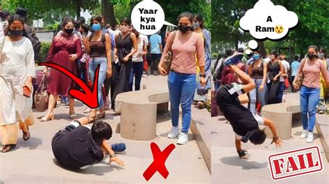 Crazy Reaction Fail Flips In Public Place Youtube