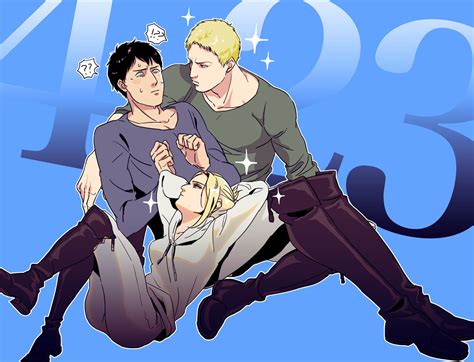 Reiner Braun Simple Background Annie Leonhart Black Hair Anime