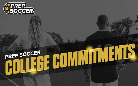 Girls Verbal College Commitment Scout Grades Prep Soccer