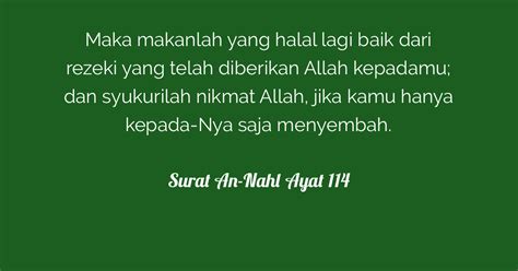 Surat An Nahl Ayat 114 Tafsirq