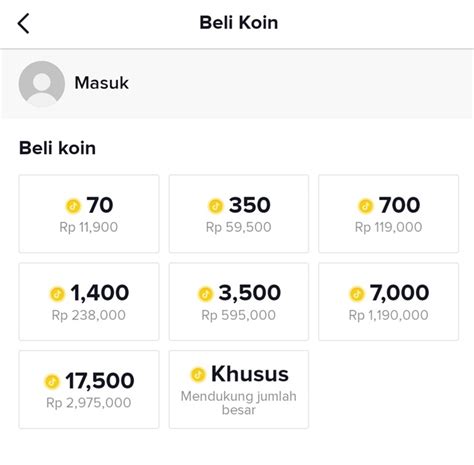 Cara Top Up Koin TikTok Lewat Aplikasi dan Website TikTok