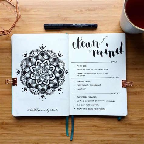 Self Care Bullet Journal Ideas My Inner Creative