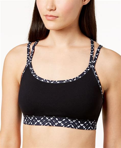 Gaiam Stella Strappy Back Medium Support Sports Bra Macys