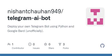 Github Nishantchauhan Telegram Ai Deploy Your Own Telegram Using Python And Google