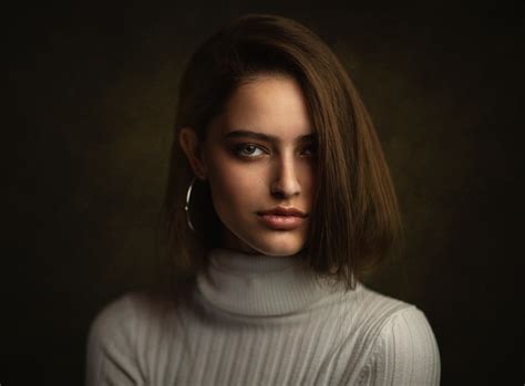Model Hd Face Woman Brunette Hd Wallpaper Rare Gallery