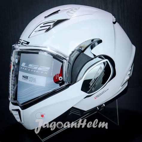 LS2 HELM FF900 VALIANT II SOLID | WHITE GLOSSY | MODULAR | Lazada Indonesia