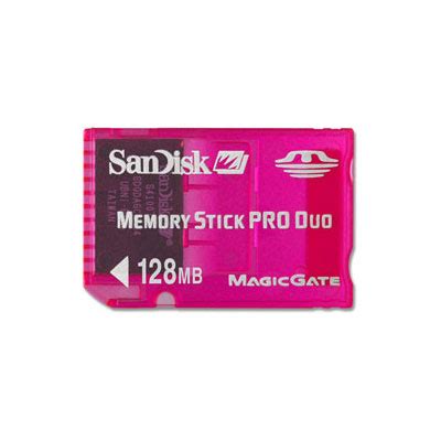 Sandisk 128MB Memory Stick Pro Duo Gaming Review Compare Prices Buy Online