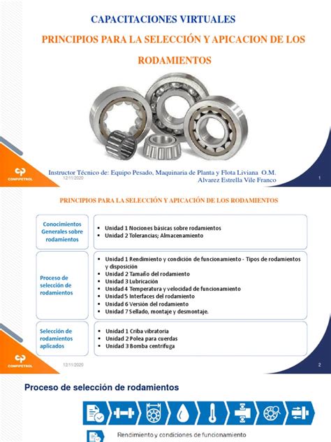 B Unidad 1 Proceso De Seleccion De Rodamientos 2 Pdf Rodamiento
