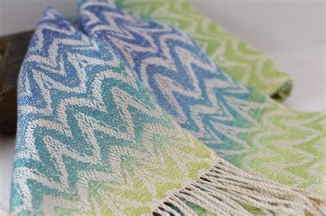 Hand Woven Silk Scarf The Korus Line