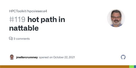 Hot Path In Nattable Issue Hpctoolkit Hpcviewer E Github