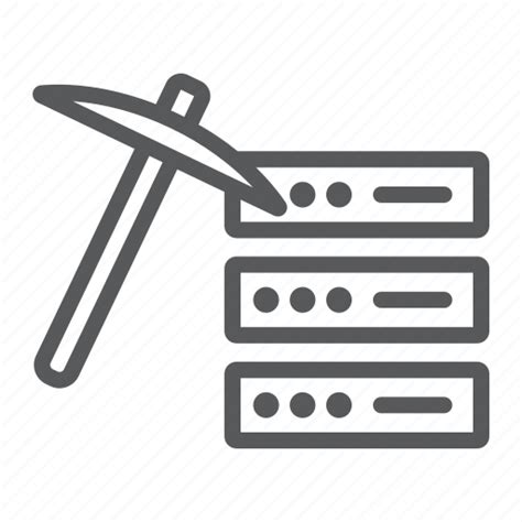 Analytic Data Database Mining Pick Storage Icon Download On Iconfinder