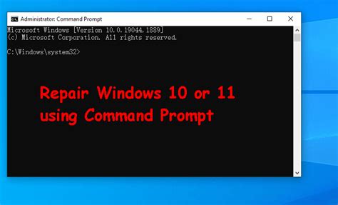 Repair Windows 10 Using Command Prompt