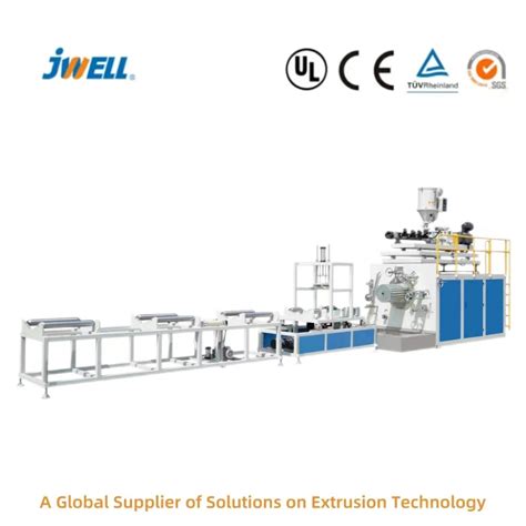 Large Diameter Hdpe Hollow Wall Coiled Pipe Extrusion Line Hdpe And