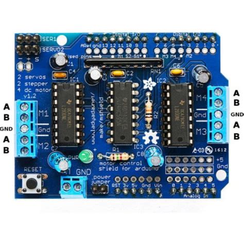 Arduino Motor Shield L293d Robotics Atk