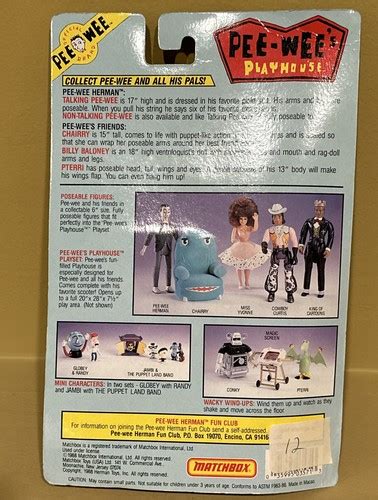 Vintage 1988 Matchbox Pee Wees Playhouse Conky Robot Wacky