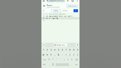 Use Ternary Operator In Javascript Javascriptbcaprojects Codinglifelike Youtubeshorts