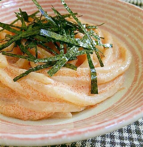 クリーム明太子うどん レシピ・作り方 By あ ち0024 楽天レシピ