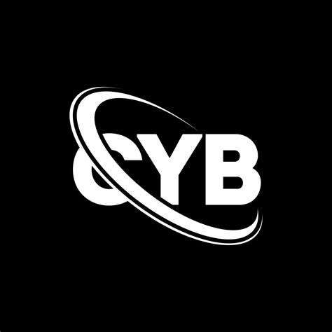 logotipo cibernético letra cíb diseño del logotipo de la letra cyb