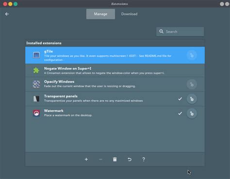 Is There A Feature Similar To The Gnome Shell Extension In Linux Mint