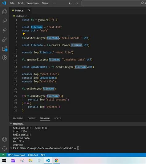 Fs Module In Nodejs Managing Files And Directories Using The Fs