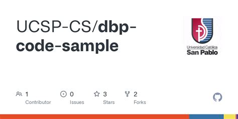 github ucsp cs dbp code sample