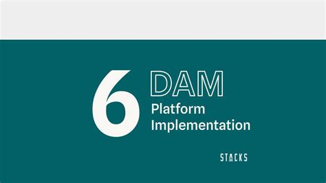 Dam Platform Evaluation Criteria Stacks Llc