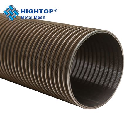 Stainless Steel 304 316 V Shaped Johnson Wedge Wire Mesh Screen Pipe