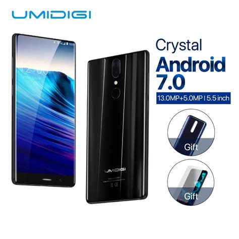 Aliexpress Buy UMIDIGI Crystal Smartphone 5 5 3000mAh 2GB 16GB
