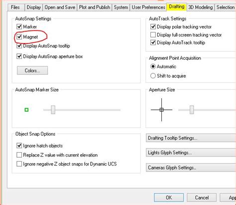 Autosnap Problems Autocad 2d Drafting Object Properties And Interface