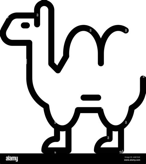 Camel Icon Outline Style Stock Vector Image And Art Alamy