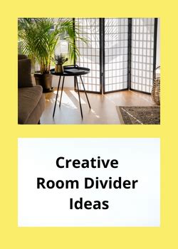 Creative Room Divider Ideas For Your Home Office