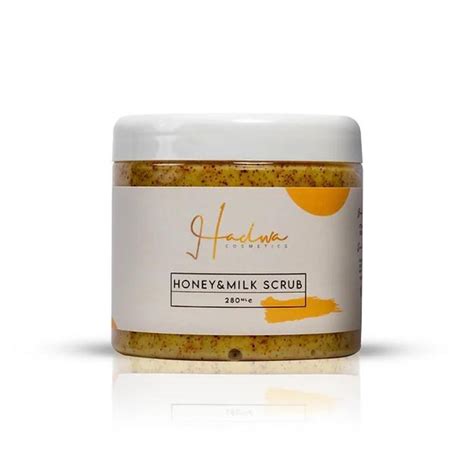 Hadwa Honey And Milk Face Scrub Zynah Egypt