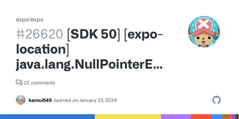 Sdk 50 Expo Location Javalangnullpointerexception It Must Not Be