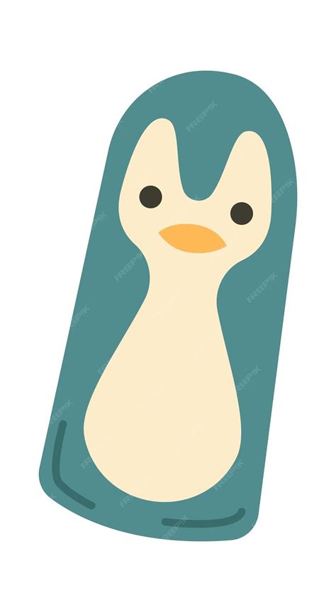 Premium Vector Handmade Cartoon Penguin Puppet Flat Icon Soft Toys