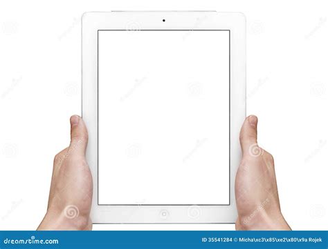 A New Ipad On Hand Editorial Stock Image Image