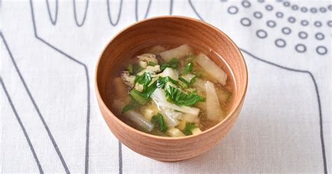 かぶのみそ汁 幼児食レシピサイト Hapiku（ハピク）食育