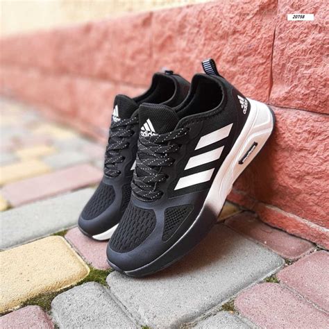 Женские кроссовки Adidas Адидас Cloudfoom, черные с белым. 36 (ID ...