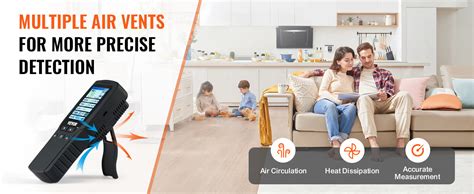 Vevor Air Quality Monitor 8 In 1 Professional Pm2 5 Pm10 Pm1 0 Particle Counter Formaldehyde