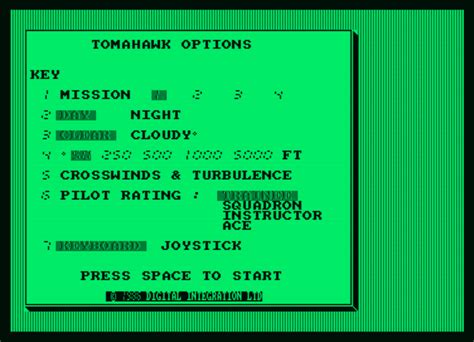 Screenshot Of Tomahawk Amstrad Pcw 1985 Mobygames