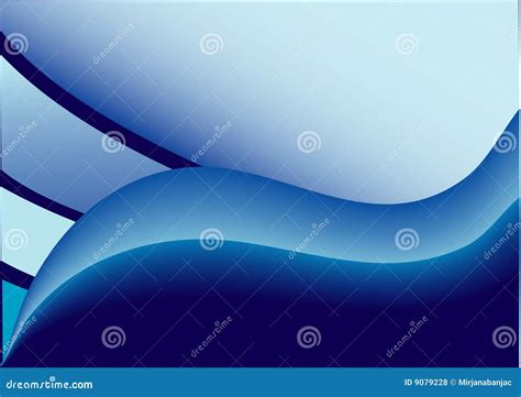 抽象蓝色 向量例证 插画 包括有 曲线 框架 营销 例证 干净 钞票 未来派 设计 总公司 9079228