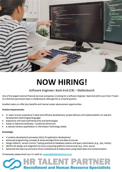 Hr Talent Partner Sa On Linkedin Softwareengineer Backenddeveloper