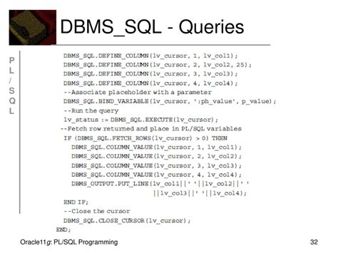 chapter 10 oracle11g pl sql programming oracle supplied packages