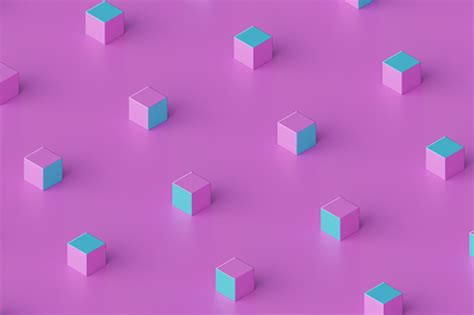 추상적인 기하학적 모양의 3d 렌더링 컴퓨터 생성 큐브와 최소한의 배경 포스터 커버 브랜딩 배너 현수막에 대 한 현대적인 디자인
